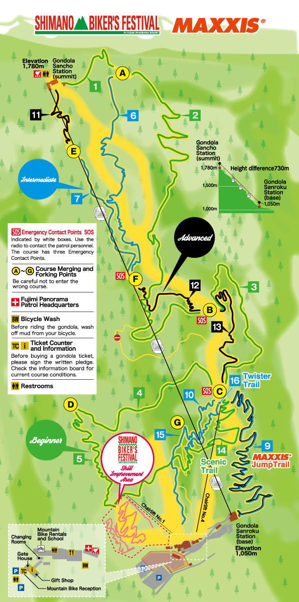 Downhill - MOUNTAIN BIKE PARK - Fujimi Panorama Resort / Nagano, Japan