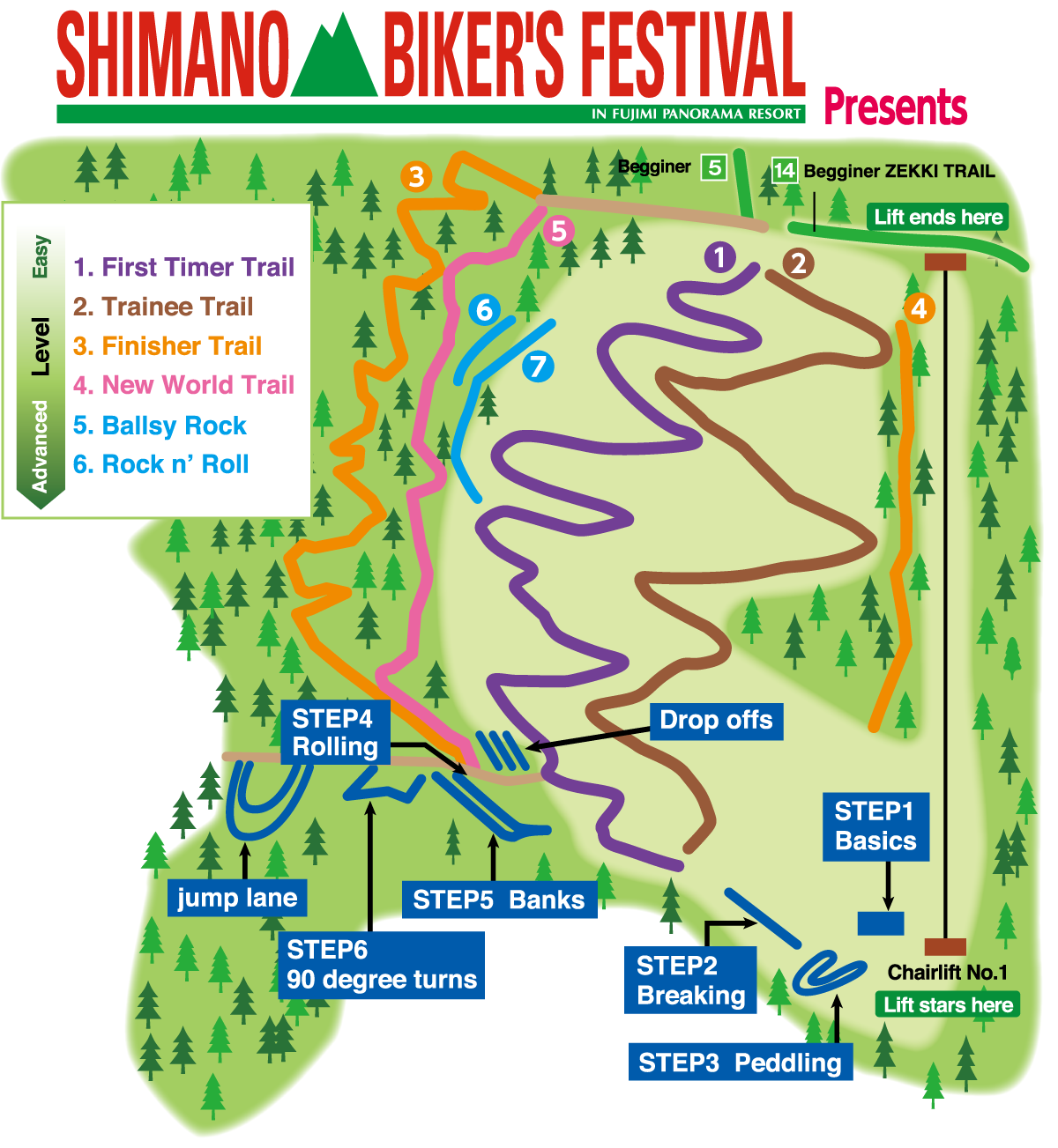 Skill Improvement Area - MOUNTAIN BIKE PARK - Fujimi Panorama Resort ...